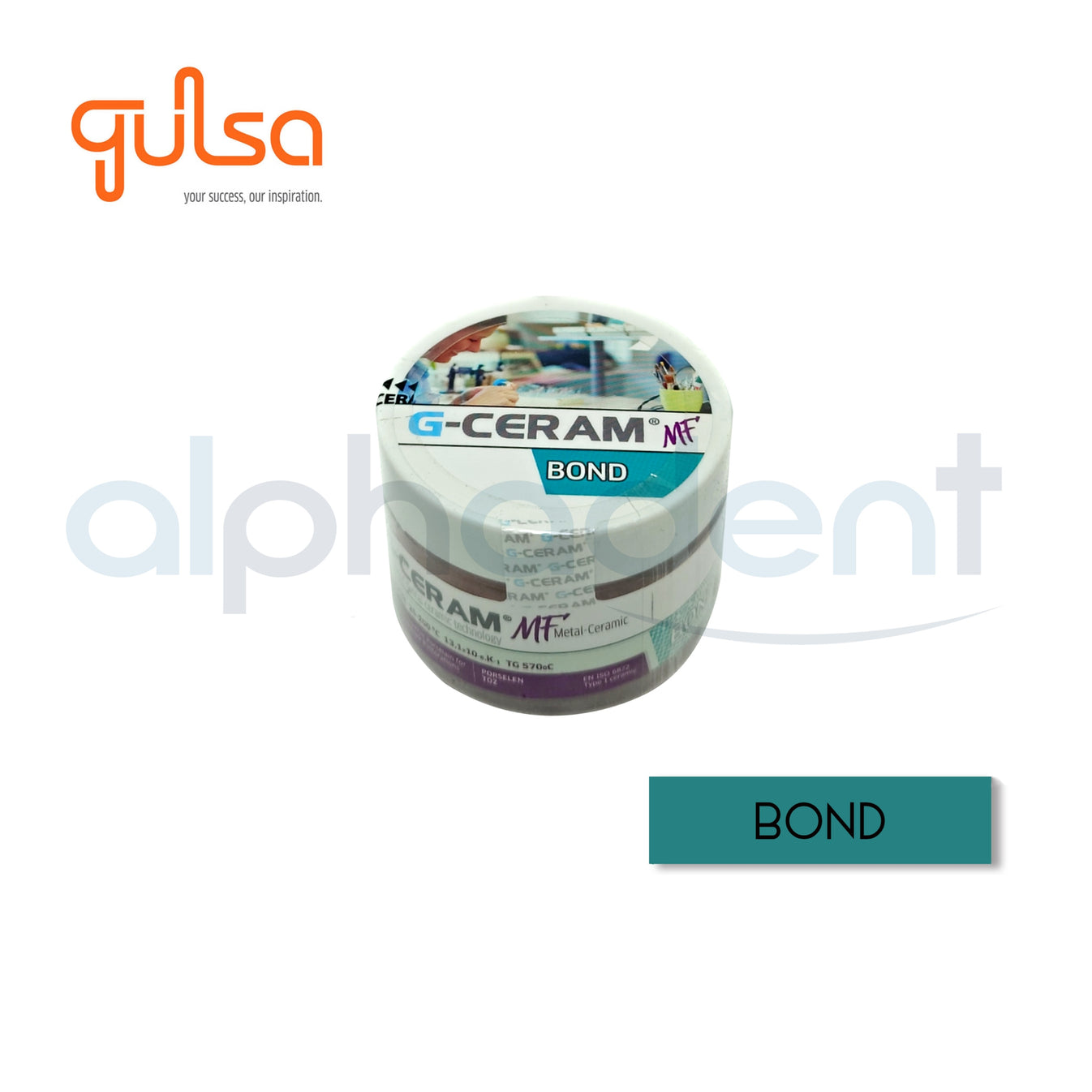 G-Ceram MF Bond Powder 20gﾠﾠﾠ – Alphadent Corporation