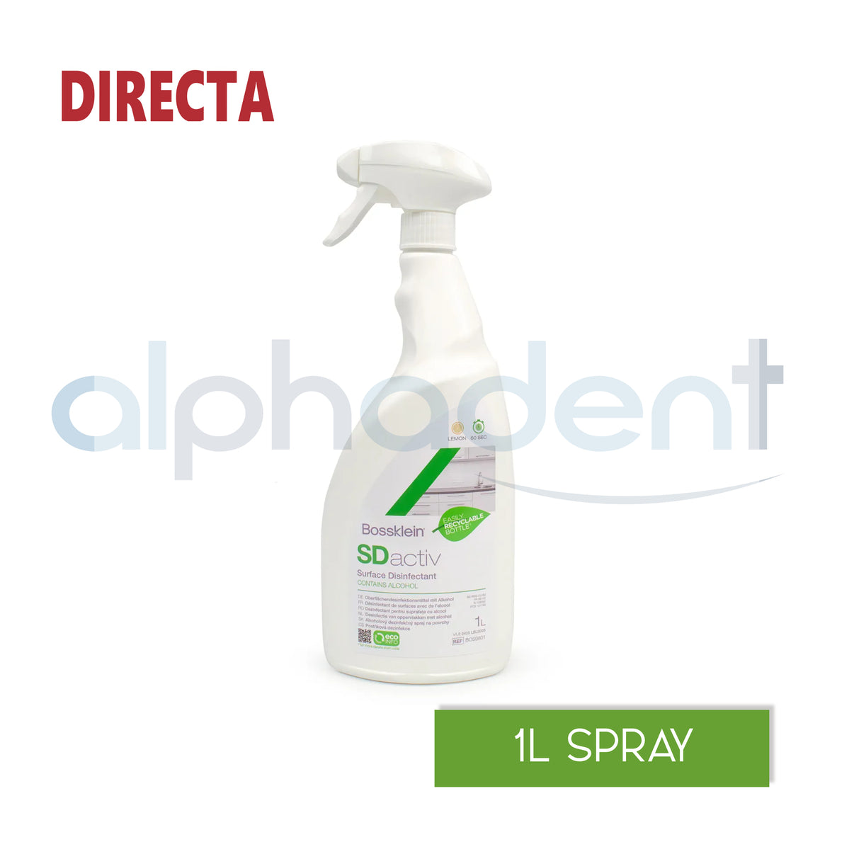 Bossklein Surface Disinfectant Spray – Alphadent Corporation