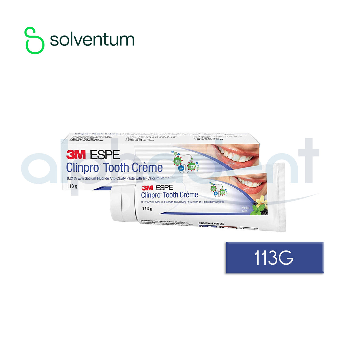 Clinpro™ Tooth Crème Anti-Cavity Toothpaste – Alphadent Corporation